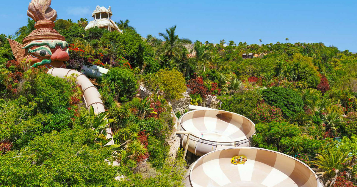 Siam Park - The Giant - 2 CannonBOWL Water Funnel Slides